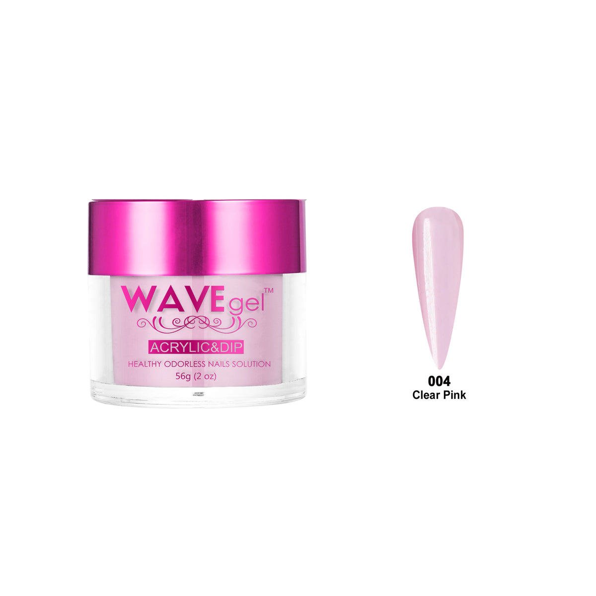 WAVEGEL PRINCESS DIP & ACRYLIC POWDER WP04 CLEAR PINK – WAVEGEL SHOP