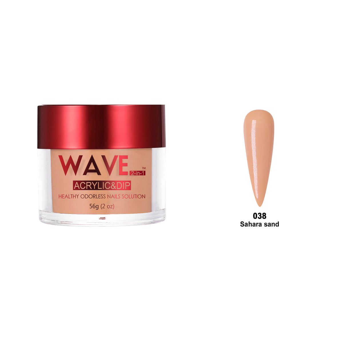 WAVEGEL QUEENS DIP & ACRYLIC POWDER WQ38 SAHARA SAND – WAVEGEL SHOP