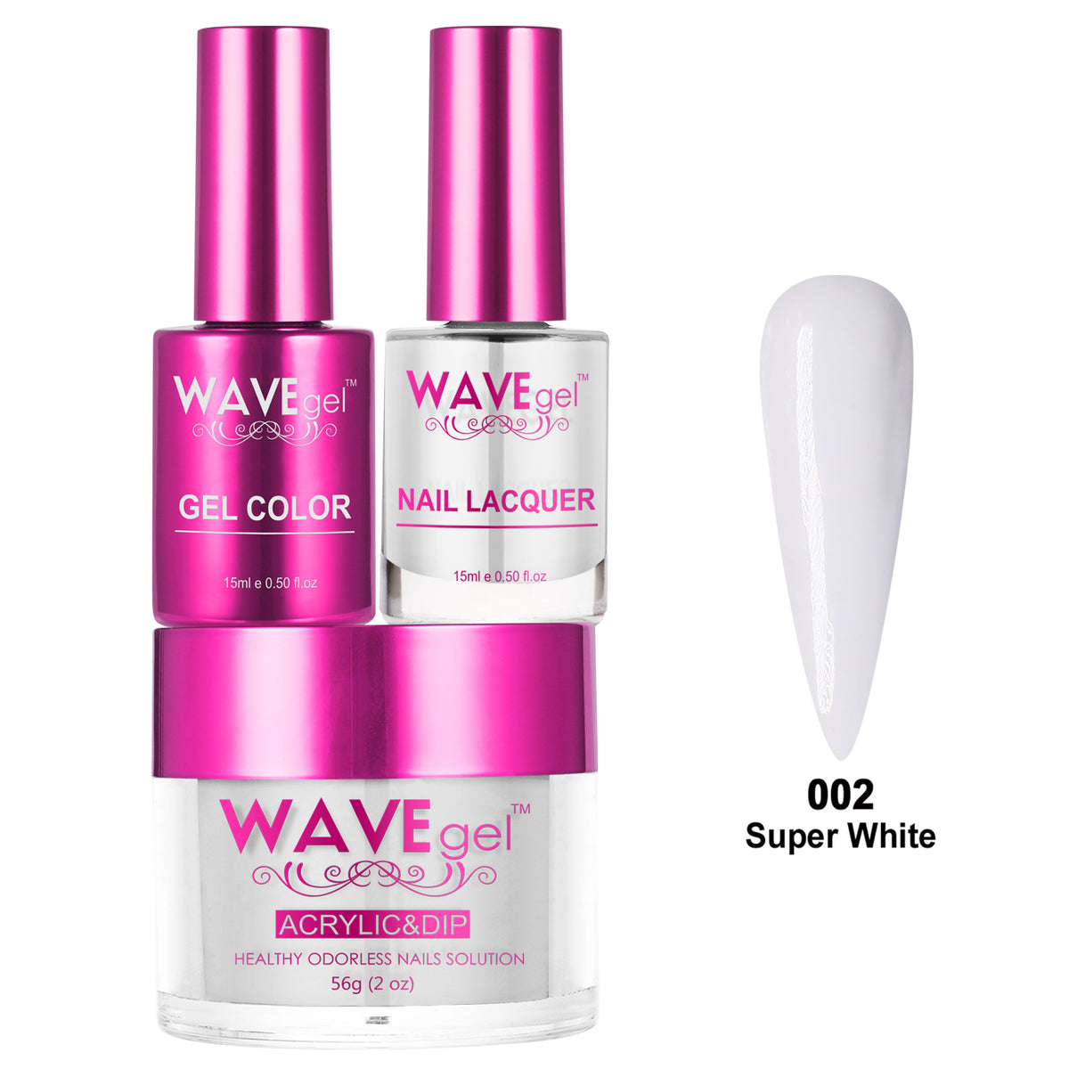 WAVEGEL PRINCESS TRIO WP02 Super White – WAVEGEL SHOP