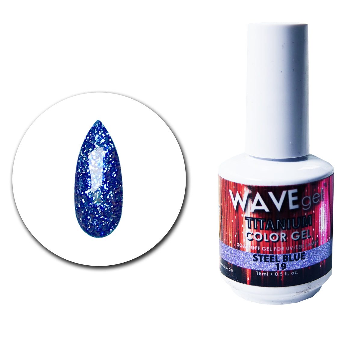 WAVEGEL Titanium Gel # 19 Steel Blue – WAVEGEL SHOP