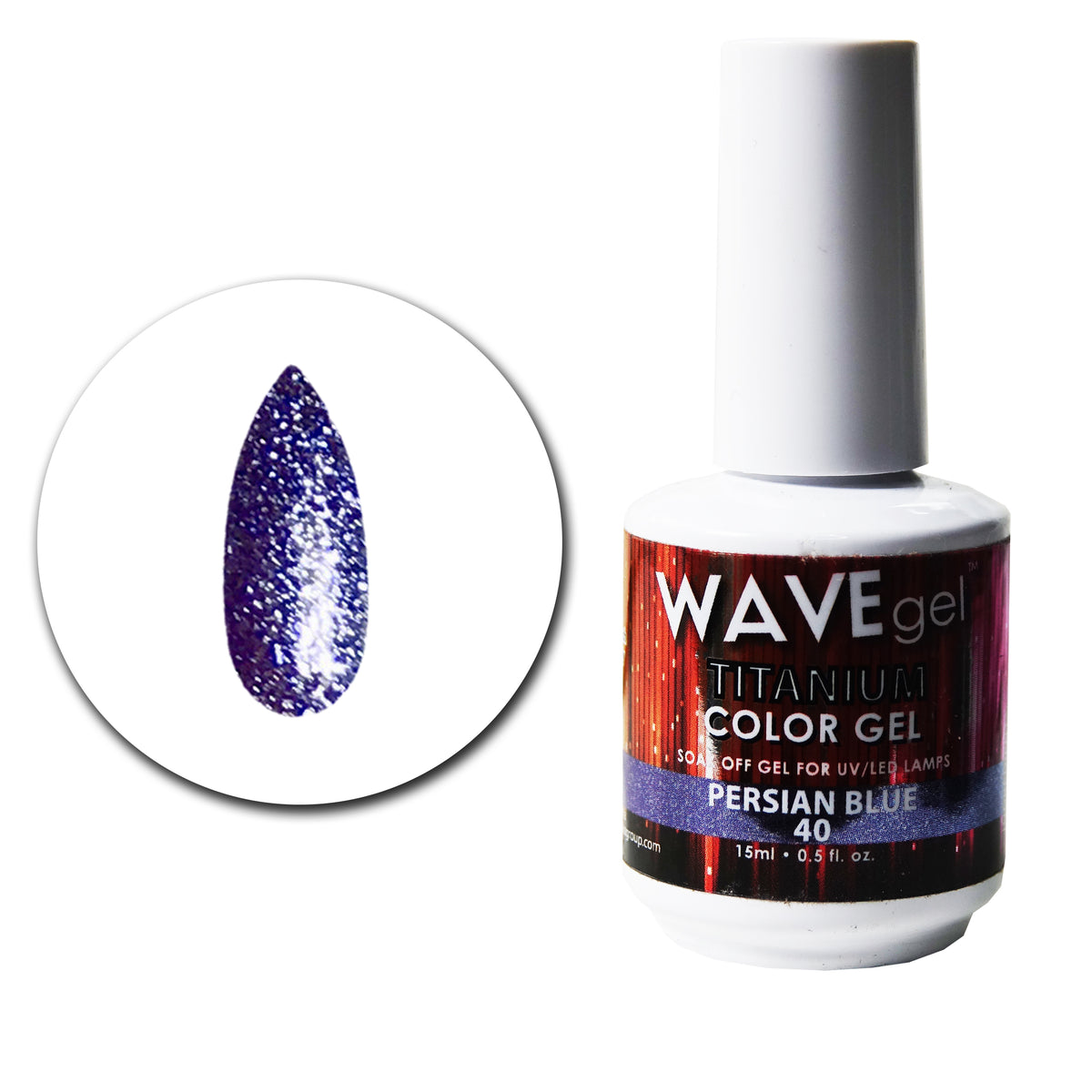 WAVEGEL Titanium Gel # 40 Persian Blue – WAVEGEL SHOP