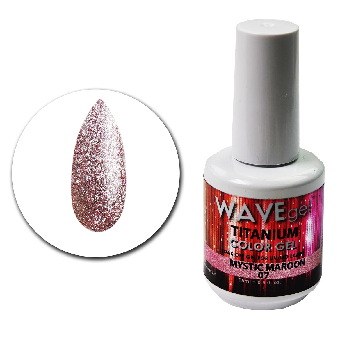 WAVEGEL Titanium Gel # 7 Mystic Maroon – WAVEGEL SHOP